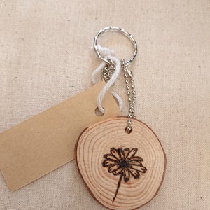 Wood burning customised wood keyring Wooden handmade art | Etsy