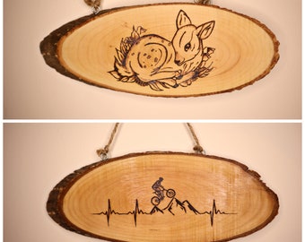 Hanging Log Sign - Etsy