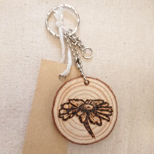 Wood burning customised wood keyring Wooden handmade art | Etsy