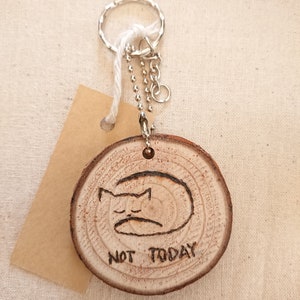 Wood burning customised wood keyring Wooden handmade art | Etsy