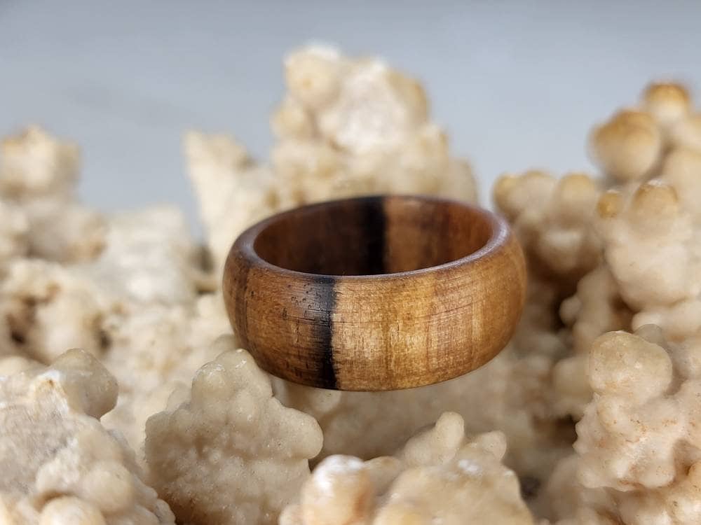 Wood Ring Walnut Wood Ring Natural Wooden Ring Handcrafted - Etsy