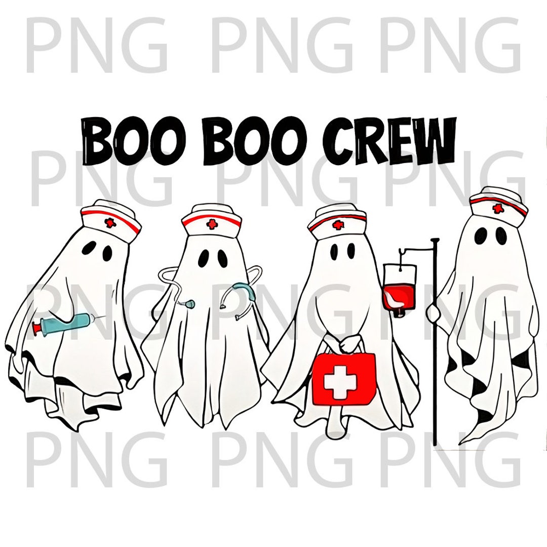 Halloween Nurse Png, Boo Boo Crew Png, Boo Png, Halloween Png, Funny ...