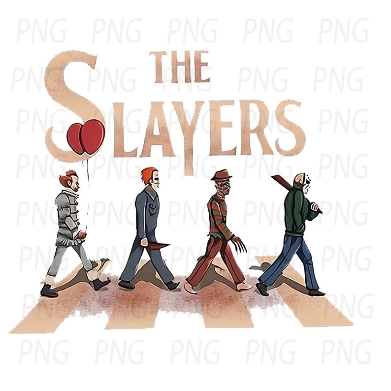 The Slayers PNG Scary Movie Png Horror Film Club Png Horror - Etsy
