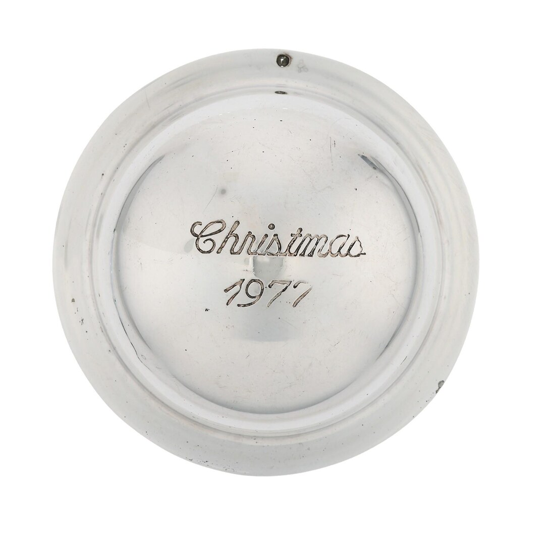 Neiman Marcus 77 Sterling Silver Saturn Ball Christmas Ornament Tree ...
