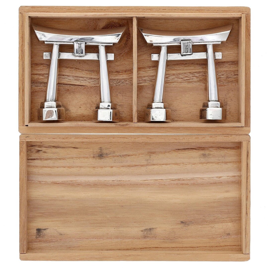 New Sterling Silver 970 Japanese Japan Shinto Torii Gate Salt Pepper ...