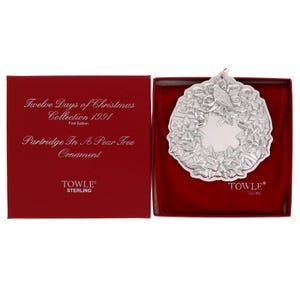 Sterling Partridge Pear Ornament - Etsy