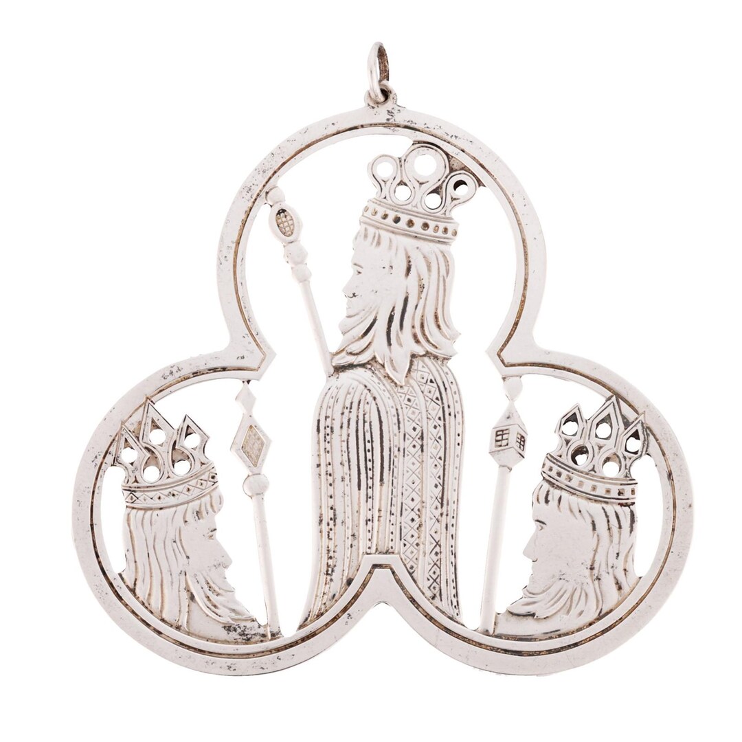 Lunt 1973 Sterling Silver Christmas Ornament Christmas Medallion Gift 3 ...