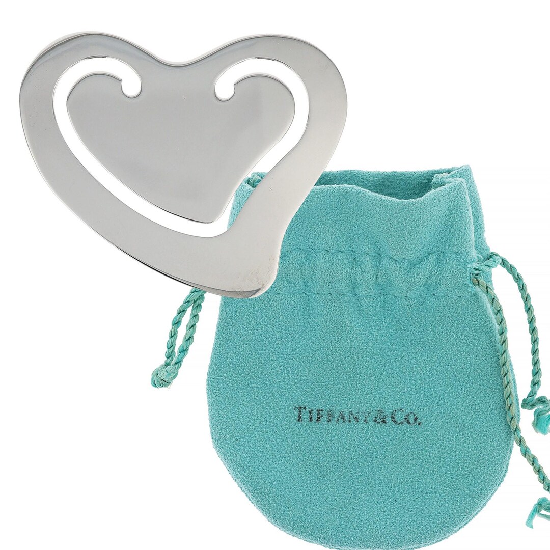 Tiffany & Co Elsa Peretti Sterling Silver 925 Bookmark Book Mark Heart ...