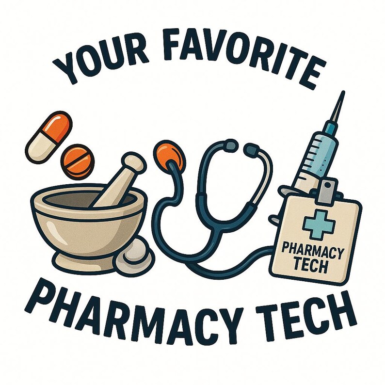 Your Favorite Pharmacy Tech Unisex PNG - Etsy