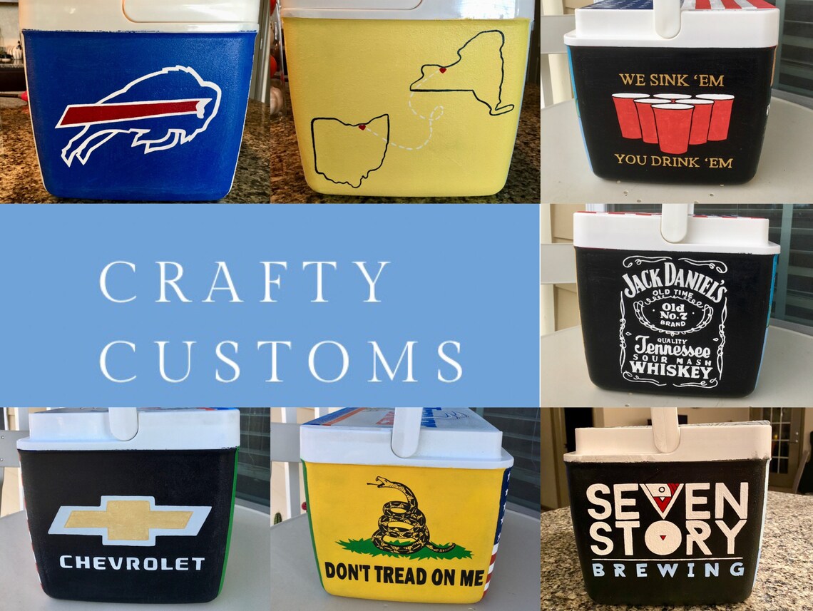 9 Quart Custom Painted Cooler | Etsy