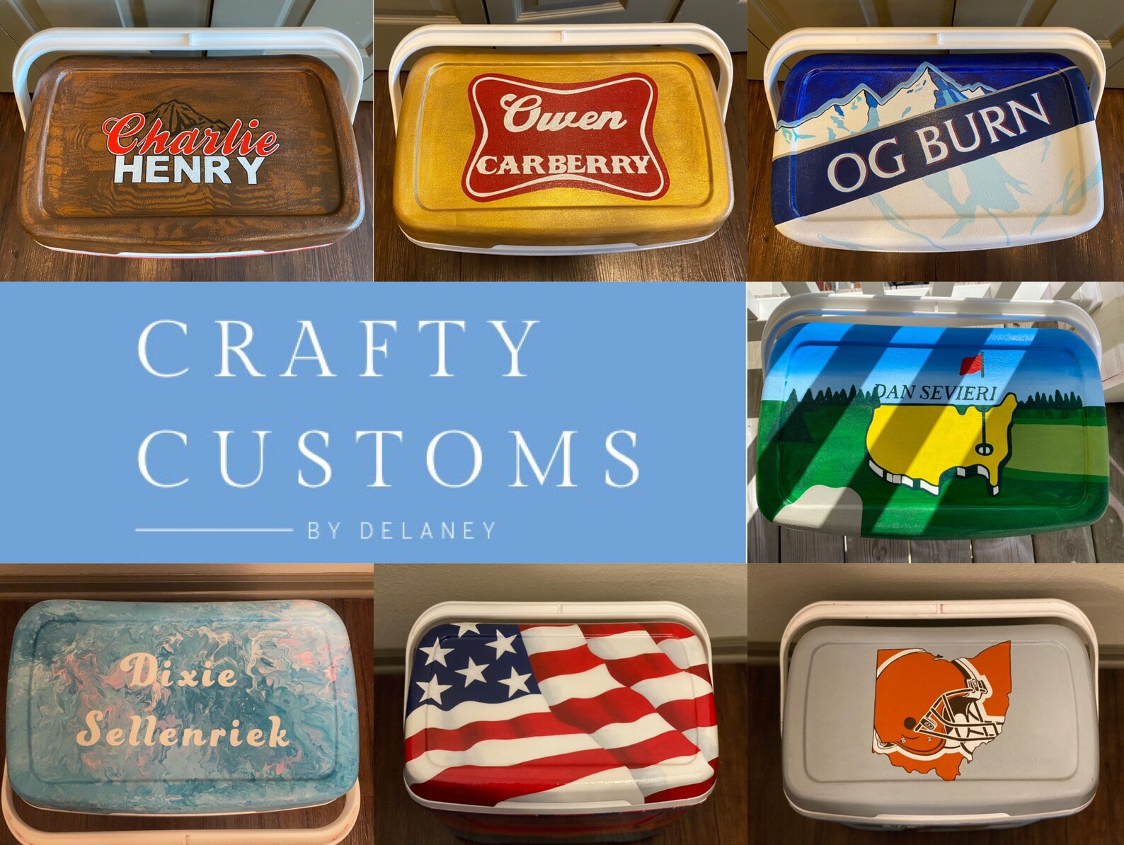 9 Quart Custom Painted Cooler - Etsy