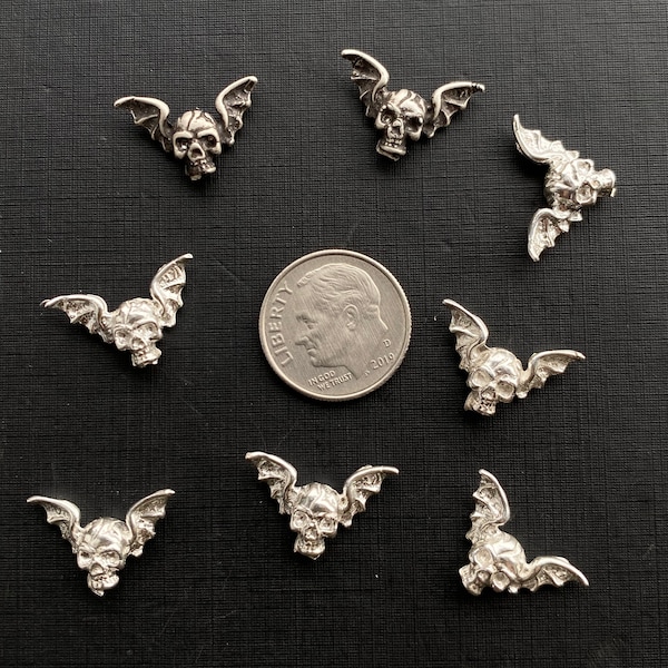 Winged Skull Ring - Etsy