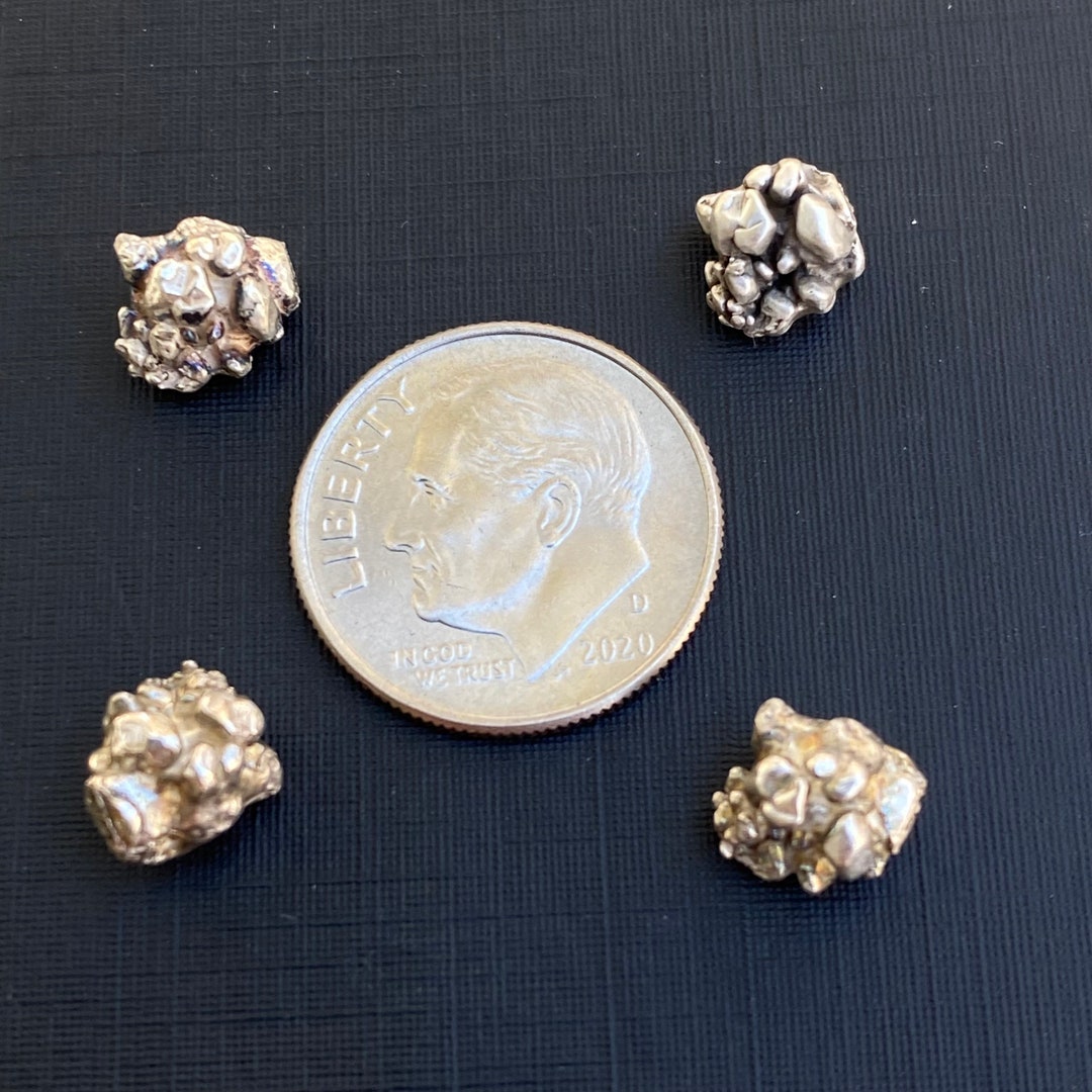 Silver Nugget. Sterling Silver Casting - Etsy