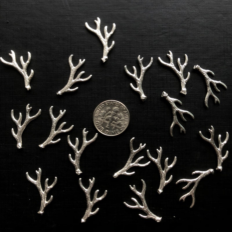 Elk Antler Sterling - Etsy