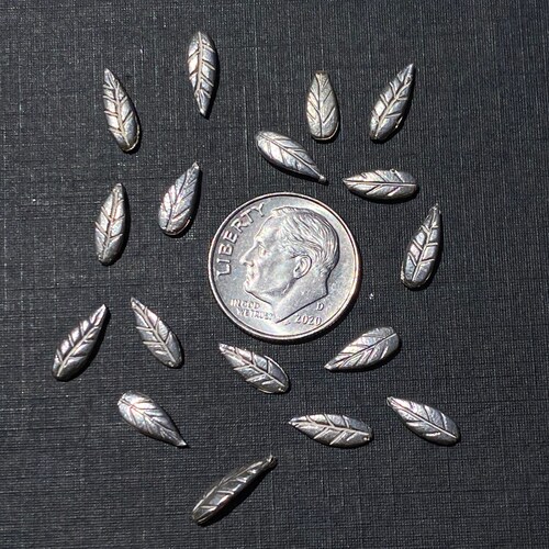 Large Sterling Silver Feather Casting Jewelry Supplies | Etsy