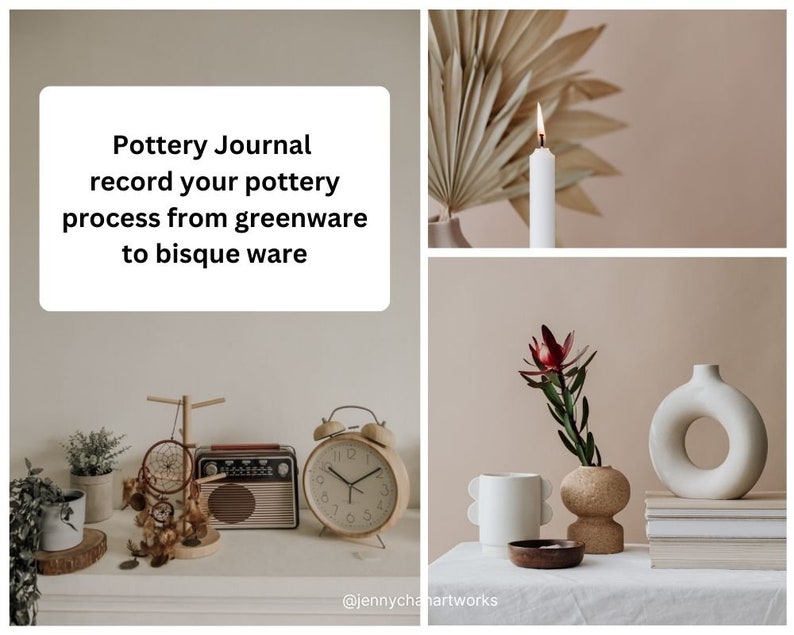 Ceramics Pottery Clay Log Pottery Process Journal Printable Firing Log ...