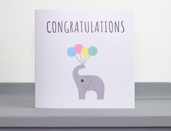 Cute Congratulations Card New Baby Card Pregnancy Card | Etsy