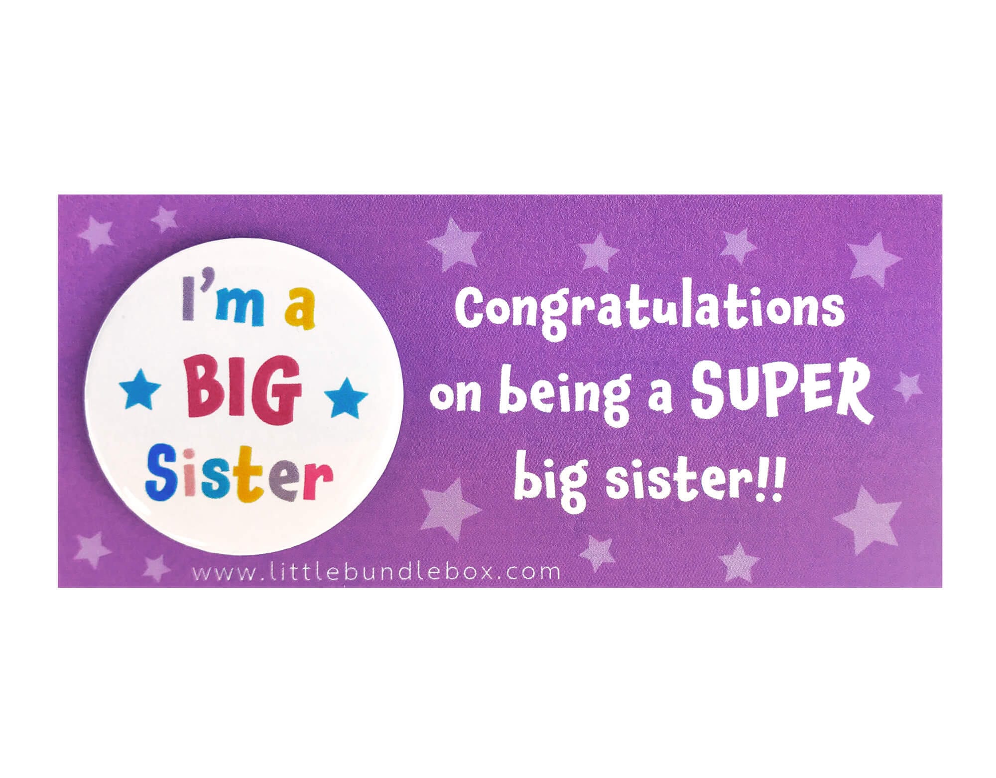 I'm A Big Sister Badge New Big Sister Gift Older Sibling Badge - Etsy UK