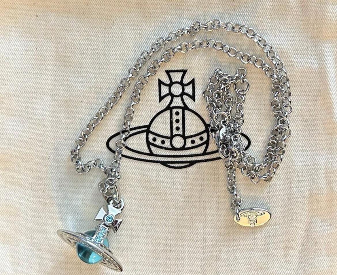 Vivienne Westwood Mini Orb Necklace - Etsy Vivienne Westwood Mini Orb Necklace - Etsy