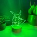 Pikachu Illusion LED Lamp 7 Colour , Anniversary Gift for Him or Her ...