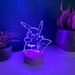 Pikachu Illusion LED Lamp 7 Colour , Anniversary Gift for Him or Her ...