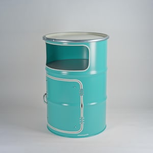 Open Compartment Bar From Hamburg Oil Barrel | Handmade Home Bar ...