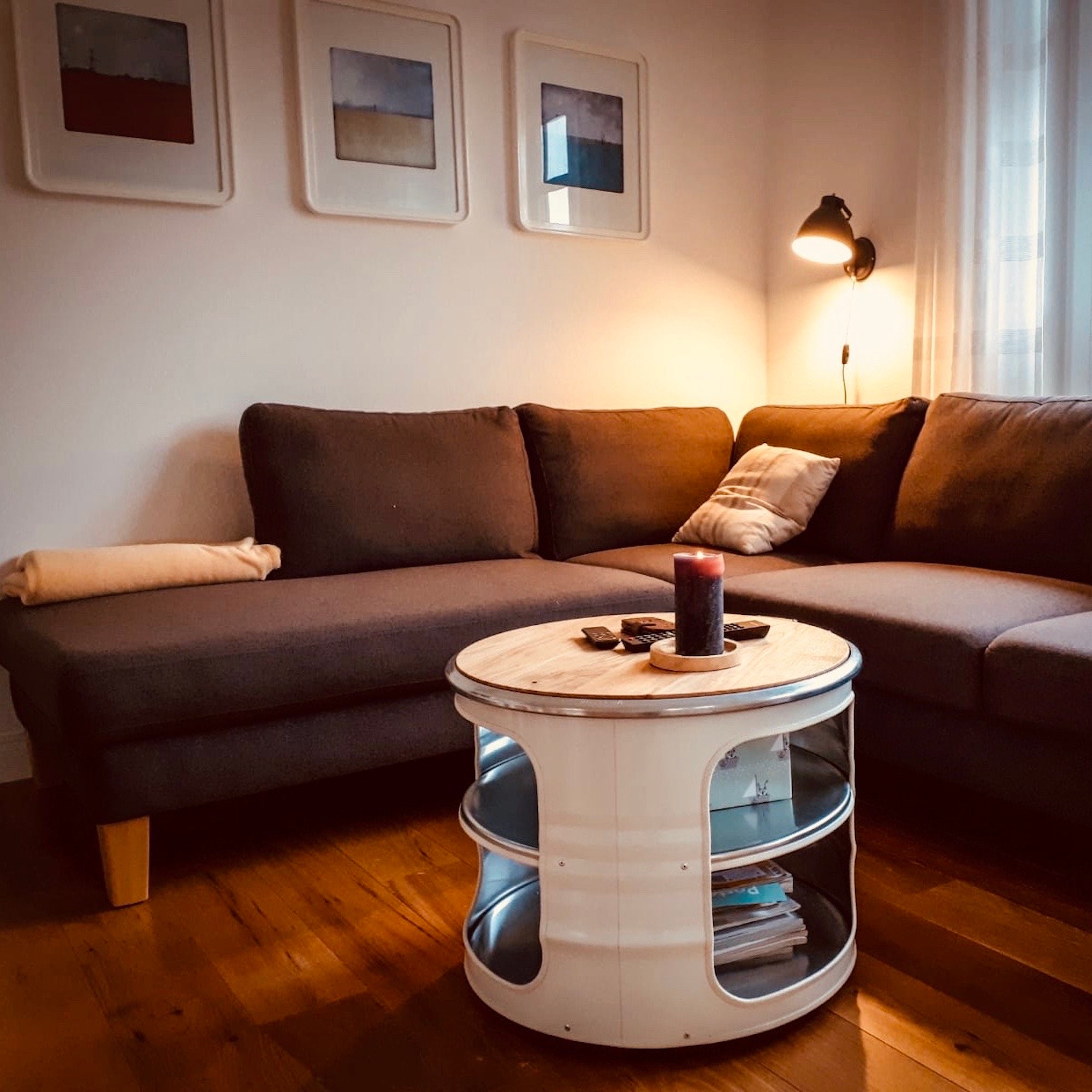 BOB Coffee Table Made of an Oil Barrel - Etsy UK