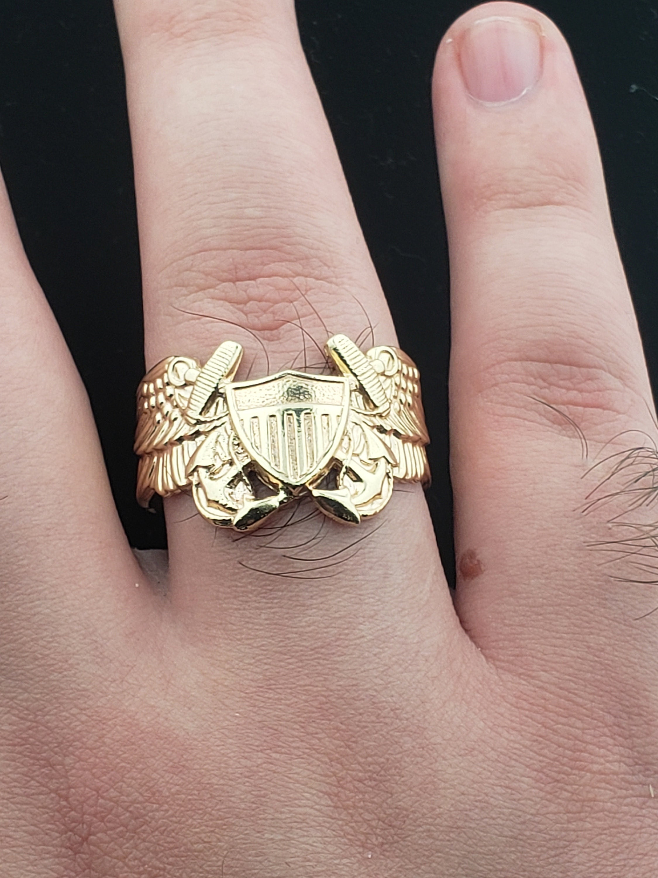Naval Flight Officer Nfo Navy Ring Jewelry - Etsy