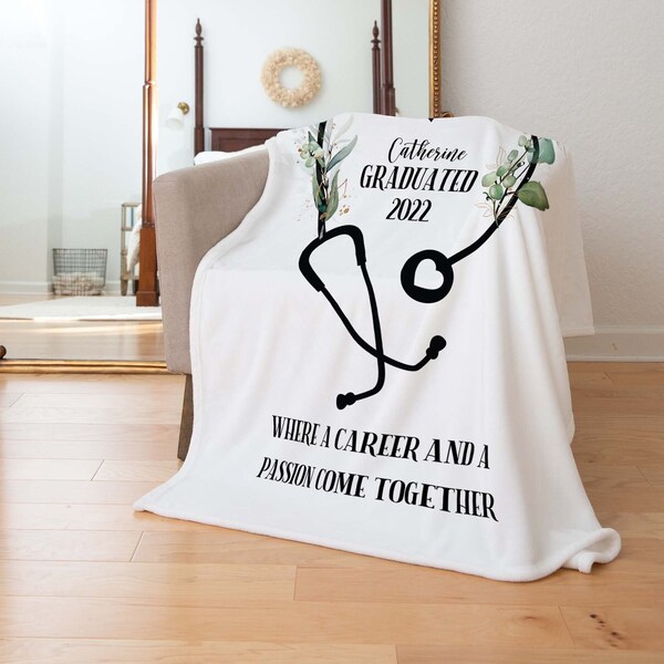 Doctor Blanket Personalized - Etsy