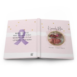 Personalized Photo NICU Baby Journal, Personalized Baby Keepsake, NICU ...