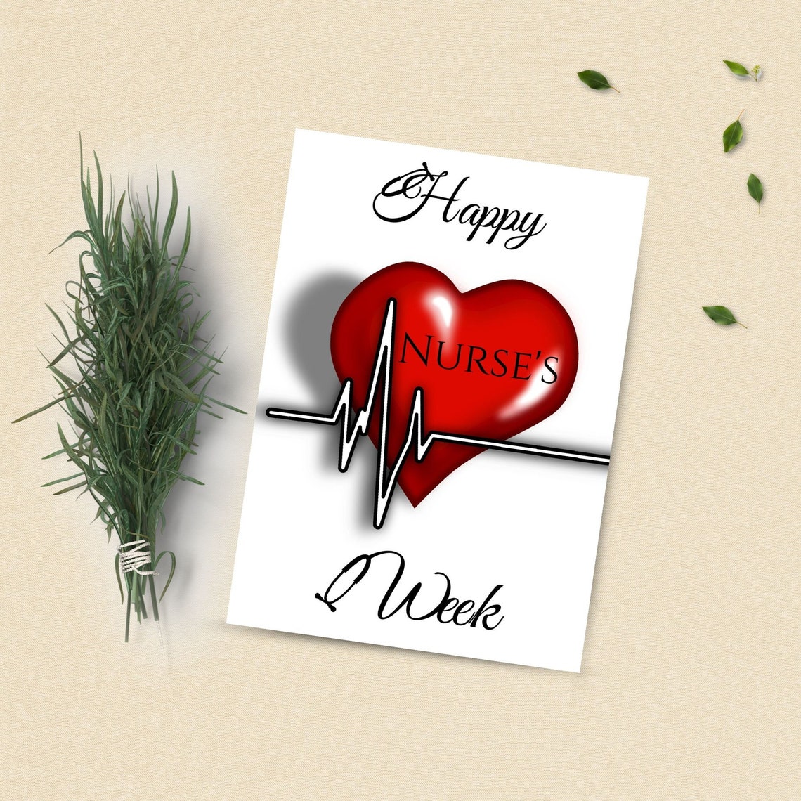 Nurse's Week Card Medical Card Thank You to Nurse Card | Etsy