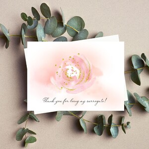 Surrogate Thank You Card, Thank You for Being MY Surrogate Mother ...