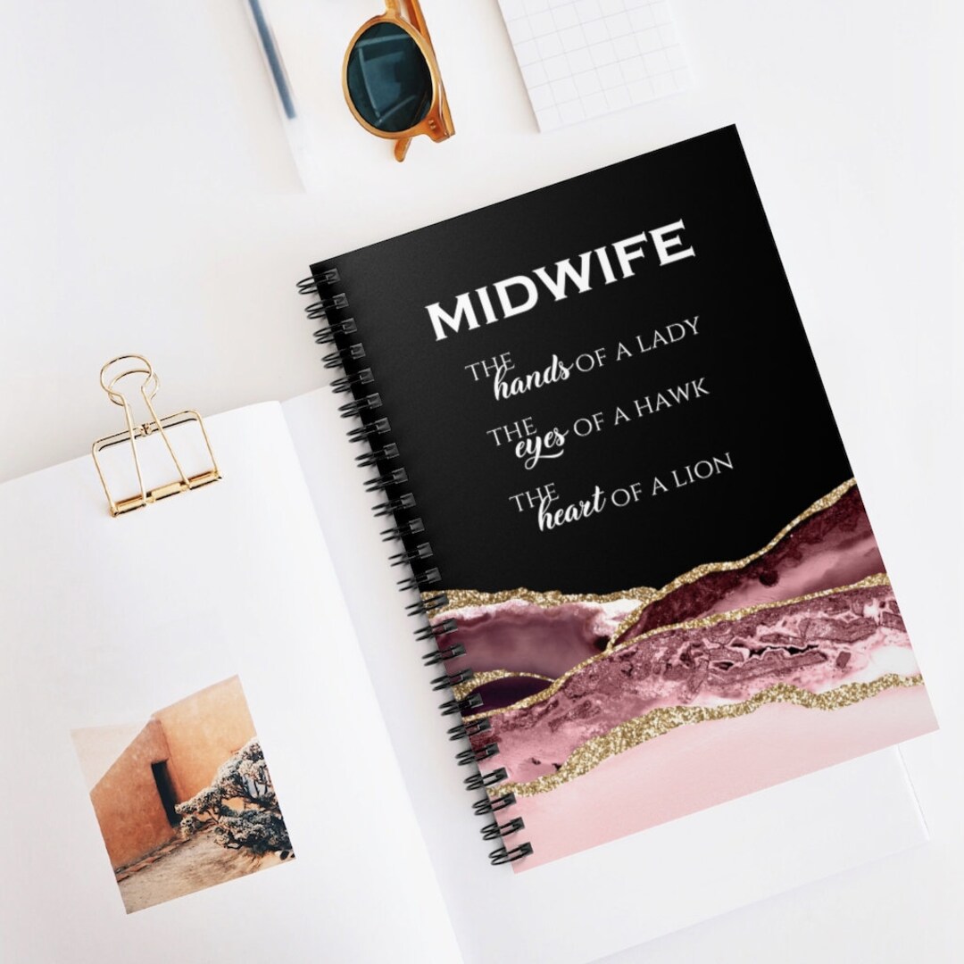 Midwife Journal, Lined Blank Notebook, Gift for Midwife, Student ...