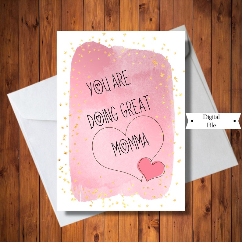 New Mom Card Thinking of You Card Encouragement Card - Etsy