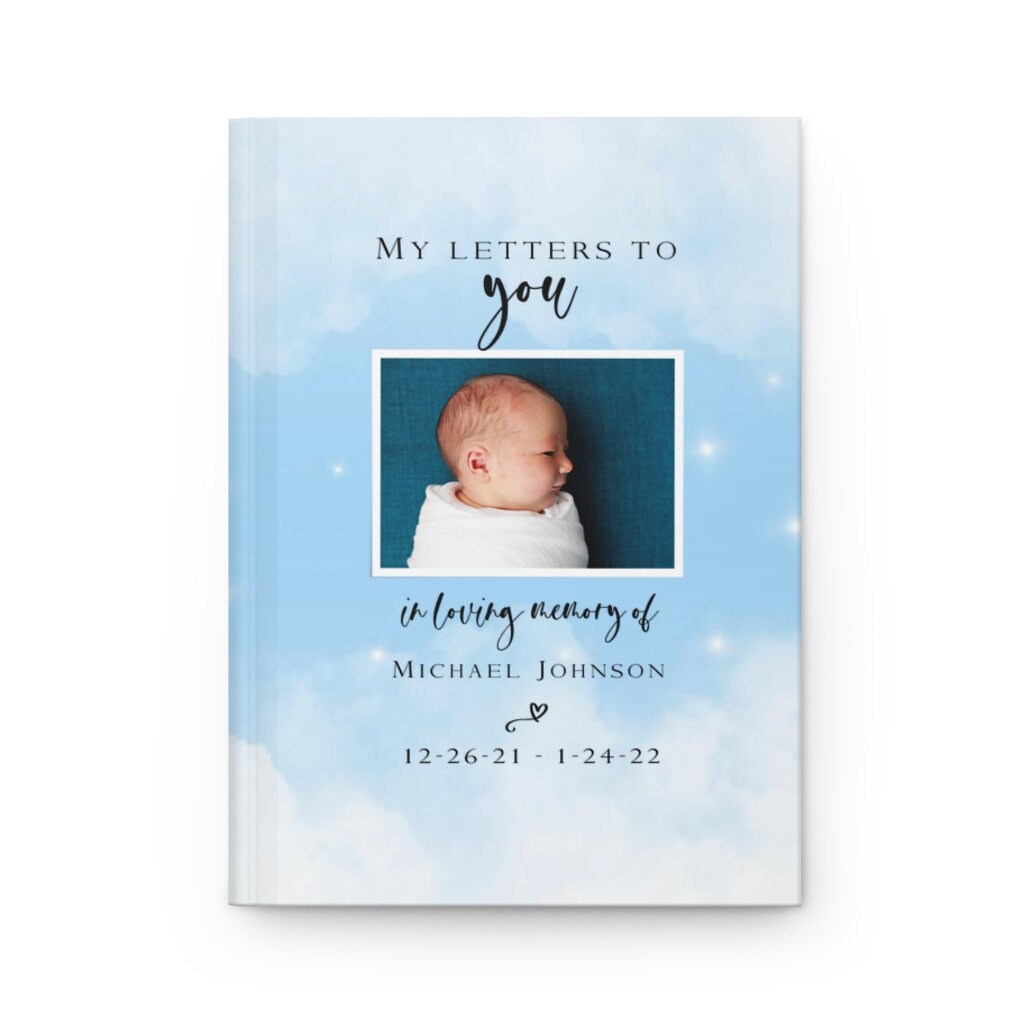 Photo Baby Memorial Journal My Letters to You Sympathy | Etsy
