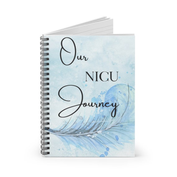 Our NICU Journey Spiral Notebook Preemie Journal NICU | Etsy