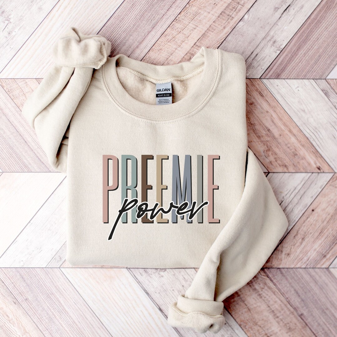 NICU Preemie Power Sweatshirt, Neonatal Nurse Sweatshirt, RT Sweater ...