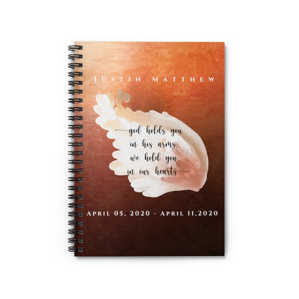 Personalized Memorial Journal Customized Grief and Memory | Etsy