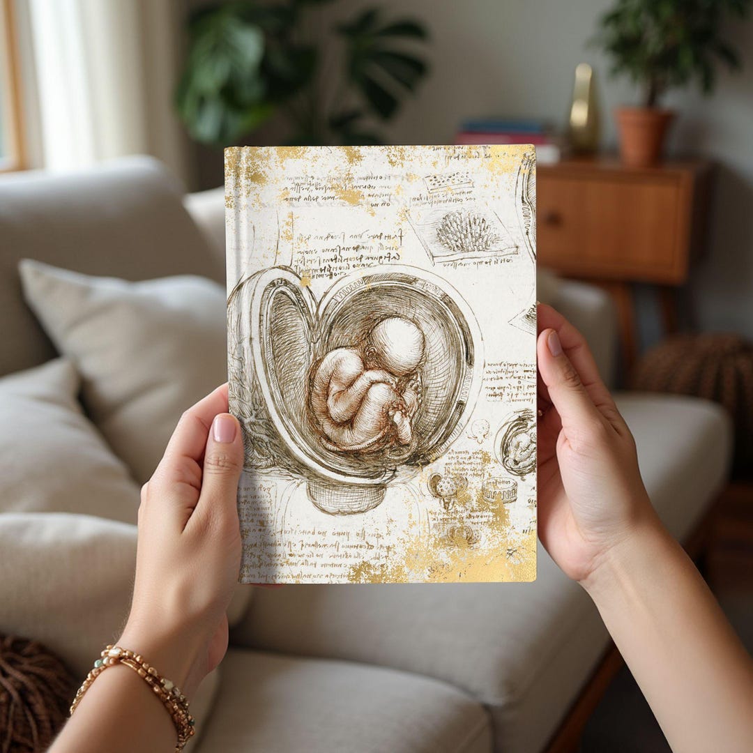 Davinci Baby Birth Hard Cover Journal, Midwife Notebook, Labor and ...