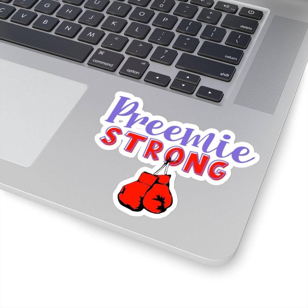 Preemie Strong Sticker, Preemie Awareness Sticker, Boxing Gloves ...