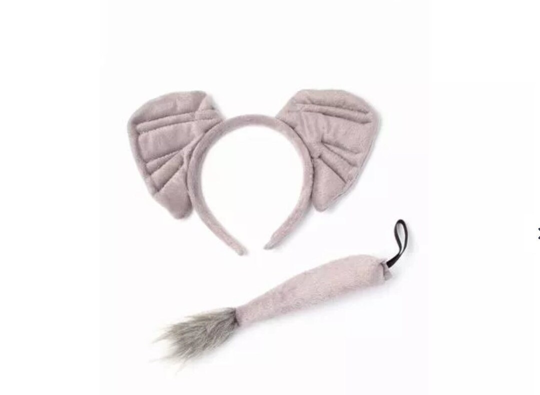 Elephant Ears and Tail Dress up Set Fancy Dress - Etsy
