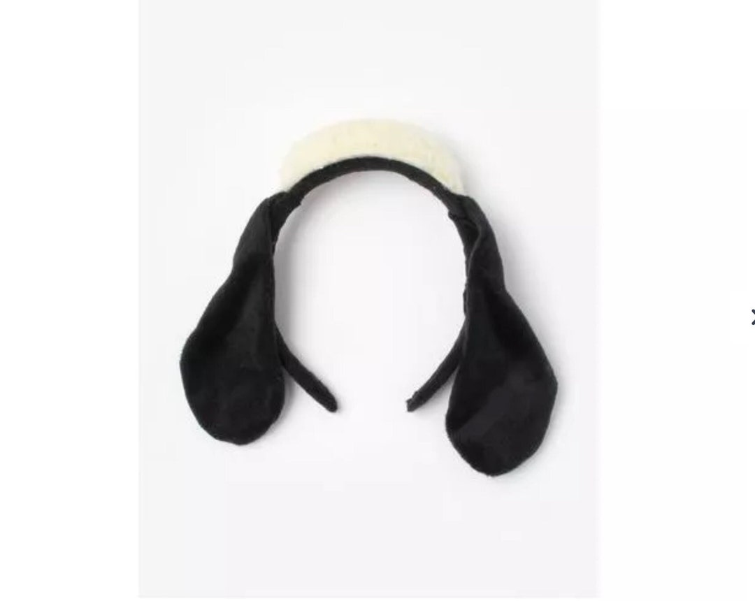 Black Sheep Ears Aliceband With Wool Style Top Fancy Dress - Etsy UK