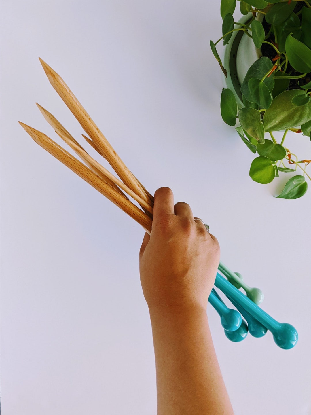 Mindfulknits Premium Straight Single Pointed Beech Wood Knitting ...
