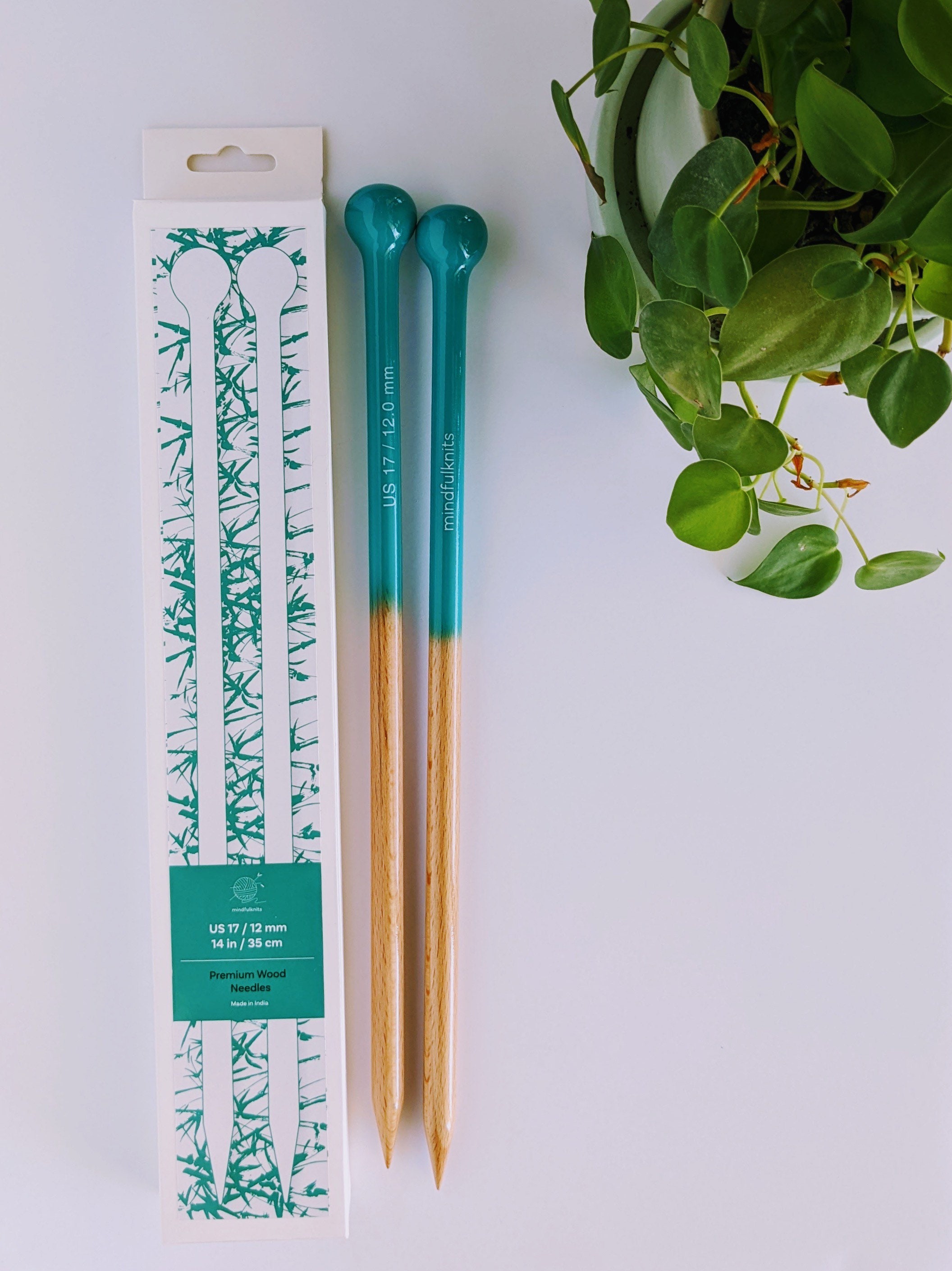 Mindfulknits Premium Straight Single Pointed Beech Wood Knitting ...