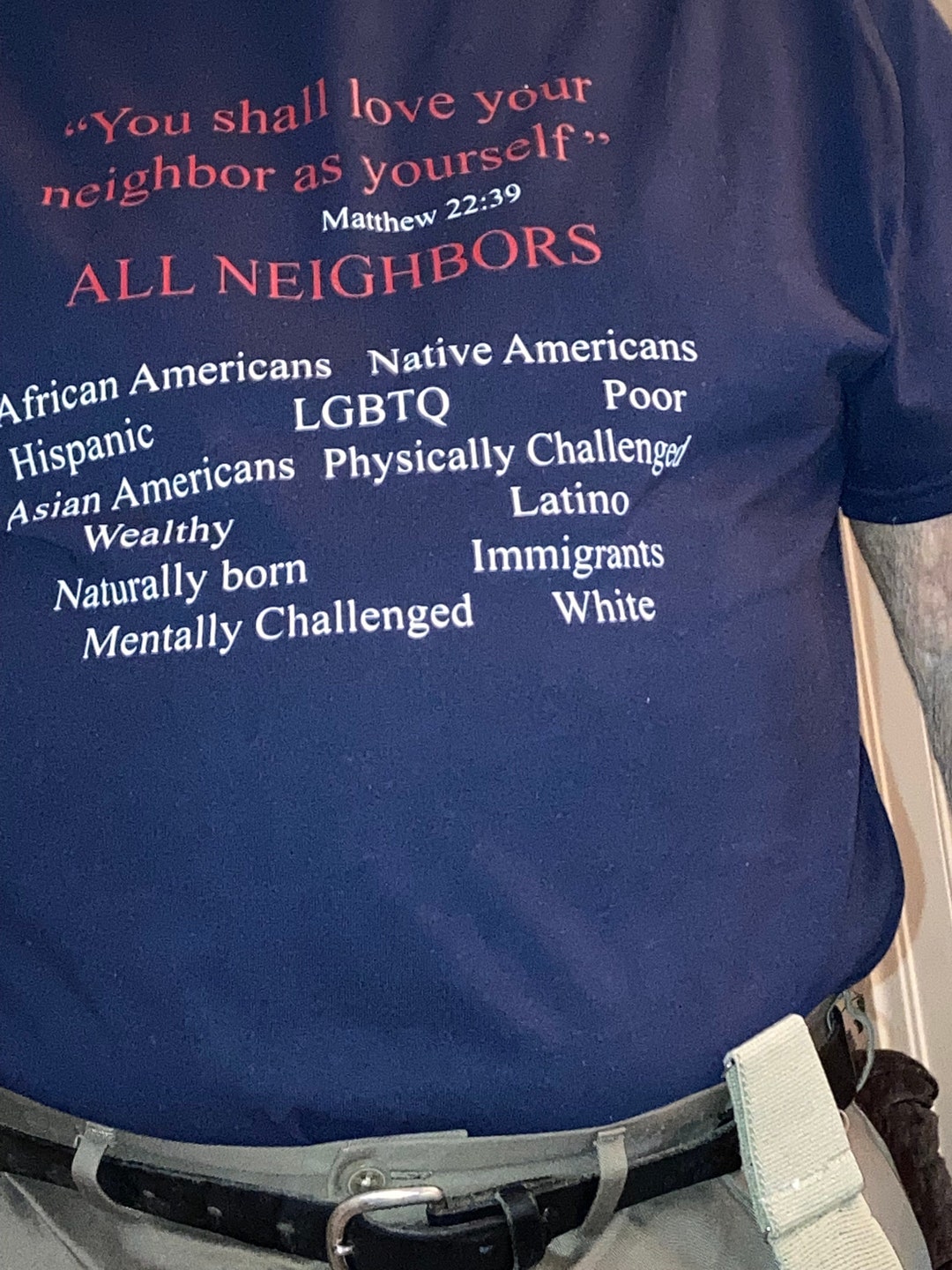 Love Your Neighbor T-shirt - Etsy