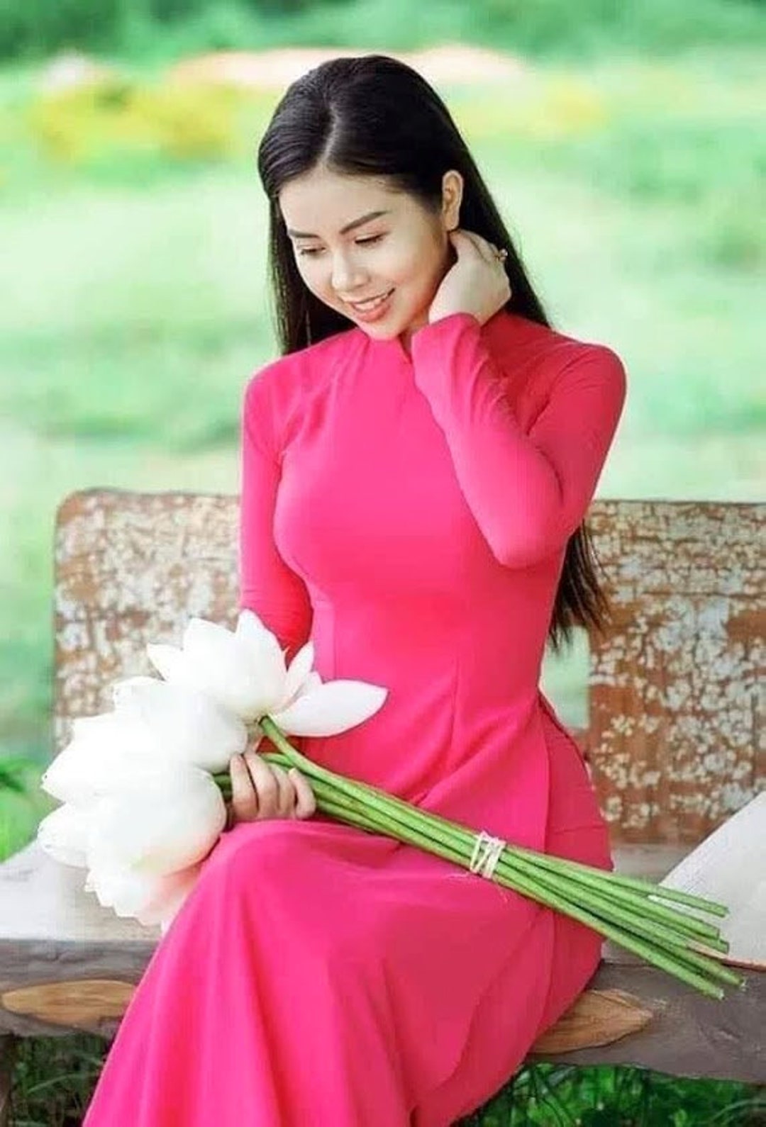 Vietnamese Traditional Ao Dai for Women, Ao Dai for Girls, Ao Dai for ...