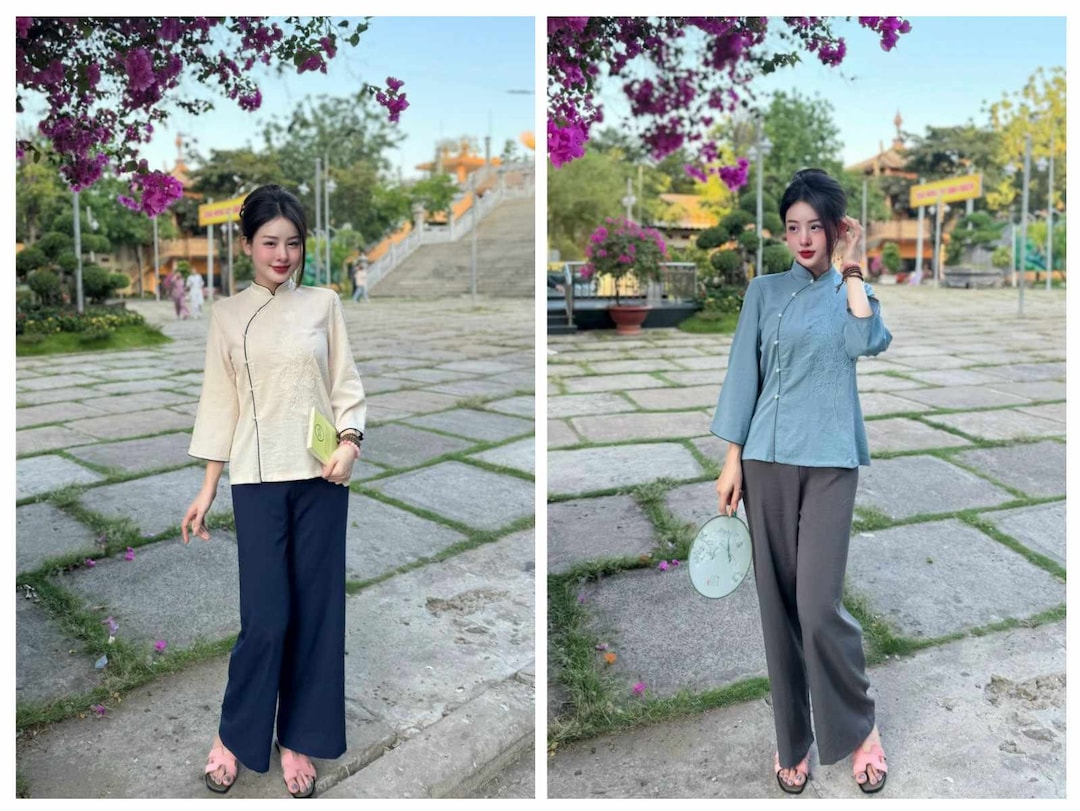 Women Buddhist Clothing Set, Meditation Clothes, Pajamasdo Bo Phat Tu ...