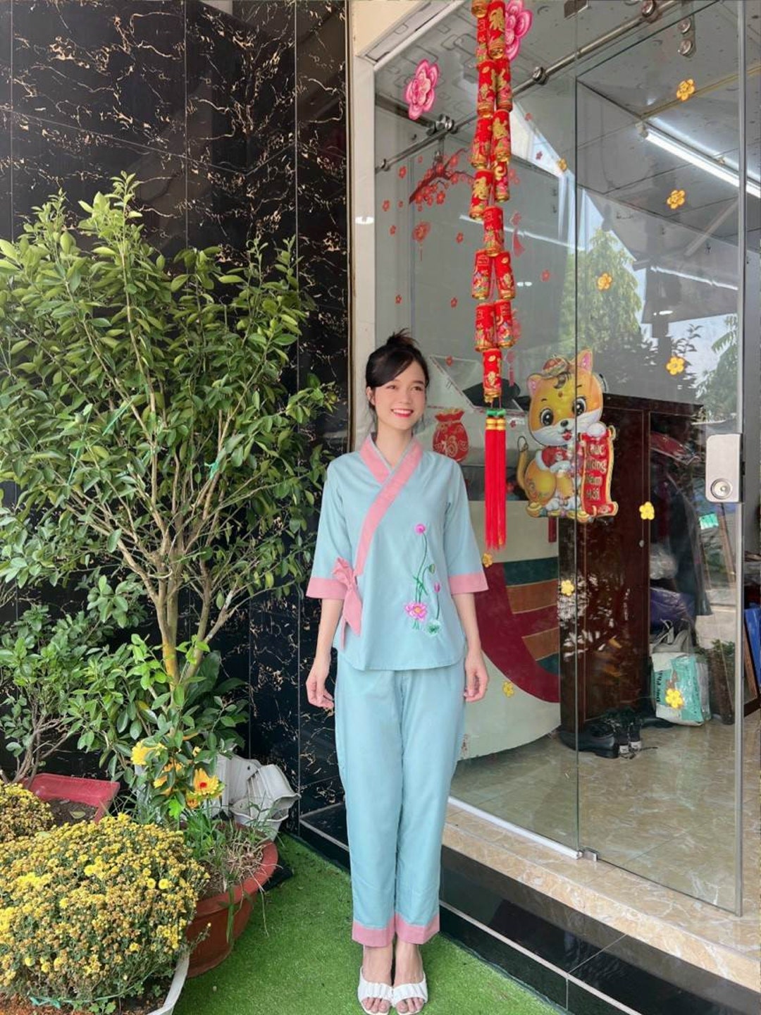 Women Buddhist Clothing Set Meditation Clothes Pajamasdo Bo - Etsy