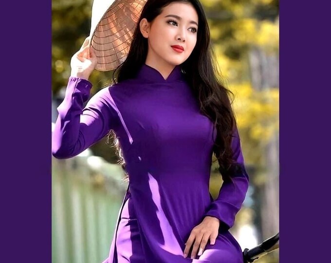 Vietnamese Traditional Ao Dai for Women, Ao Dai for Girls, Ao Dai for ...