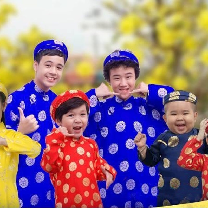 Yellow Ao Dai Gam Women - Etsy